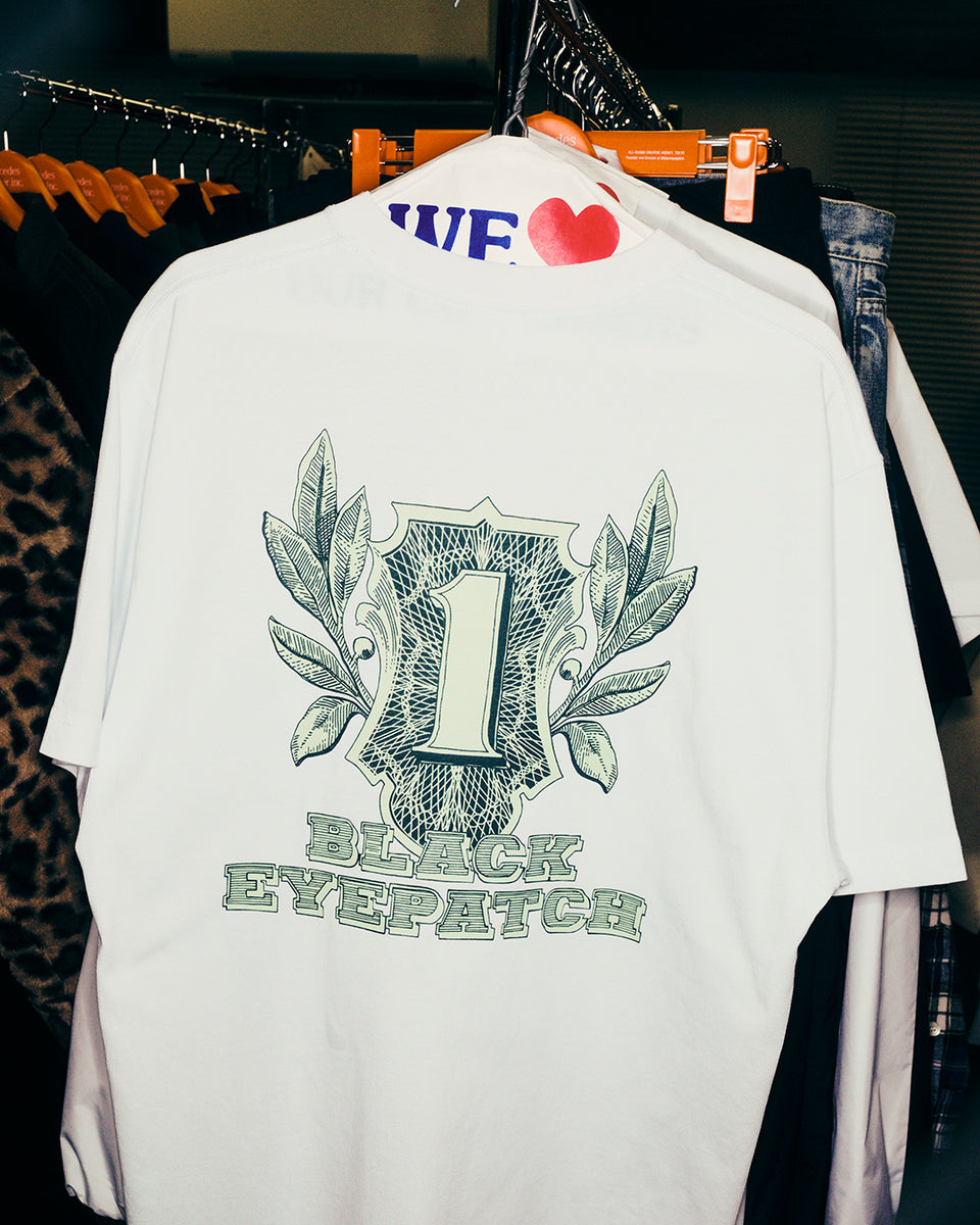 ONE BUCK TEE WHITE – BlackEyePatch
